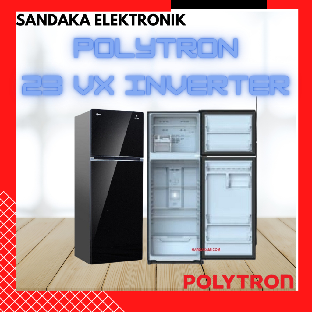 Jual KULKAS 2 PINTU POLYTRON PRW 23 VX INVERTER HEMAT LISTRIK | Shopee ...