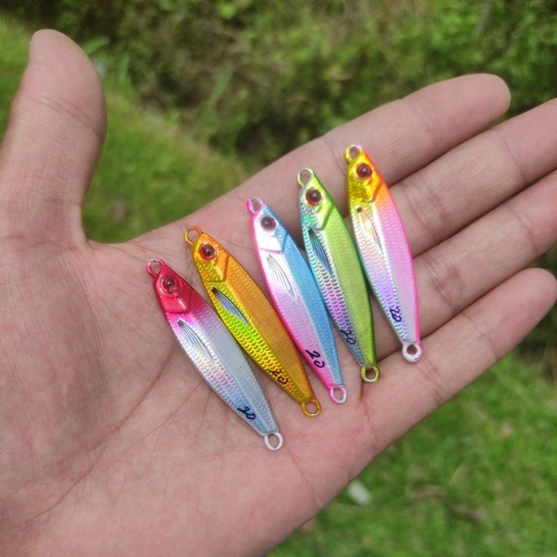 Jual micro jig killer 10g 15g 20g model jigpara micro Real jig | Shopee Indonesia