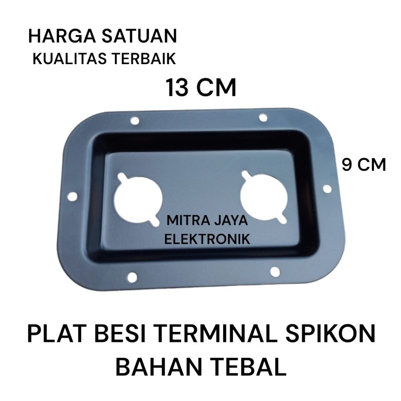Jual PLAT SPIKON SPEAKER BESI TERMINAL SPEAKON SPEAKER SALON TEBAL 2 ...