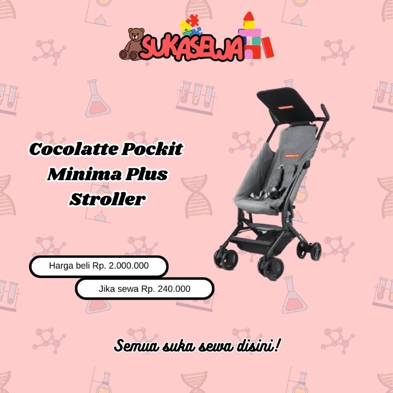 Jual [SEWA] Cocolatte Pockit Minima+ / Minima Plus Stroller Cabin Size ...