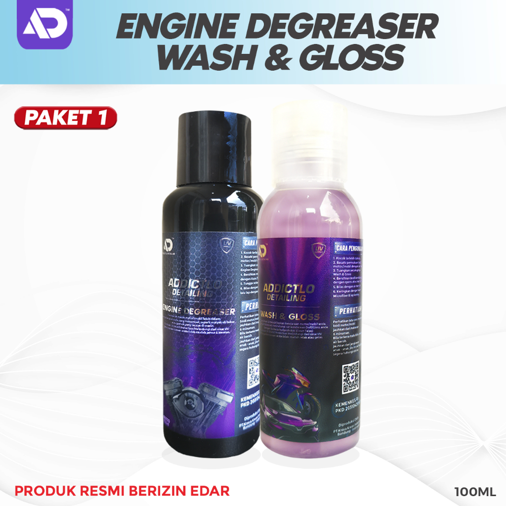 Jual Shampo & Engine Degrease 1 Paket Pembersih Cuci Pembersih Kerak Mesin Sampo Syampo Siampo ...