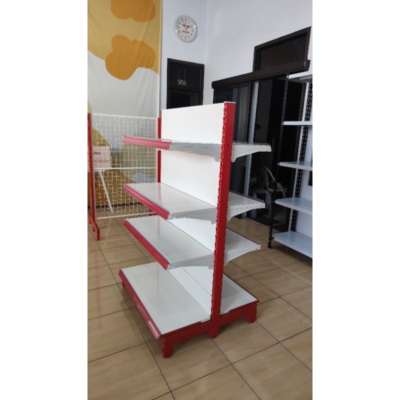 Jual Rak Supermarket Minimarket Gondola Island Panel Double T150 Rak ...