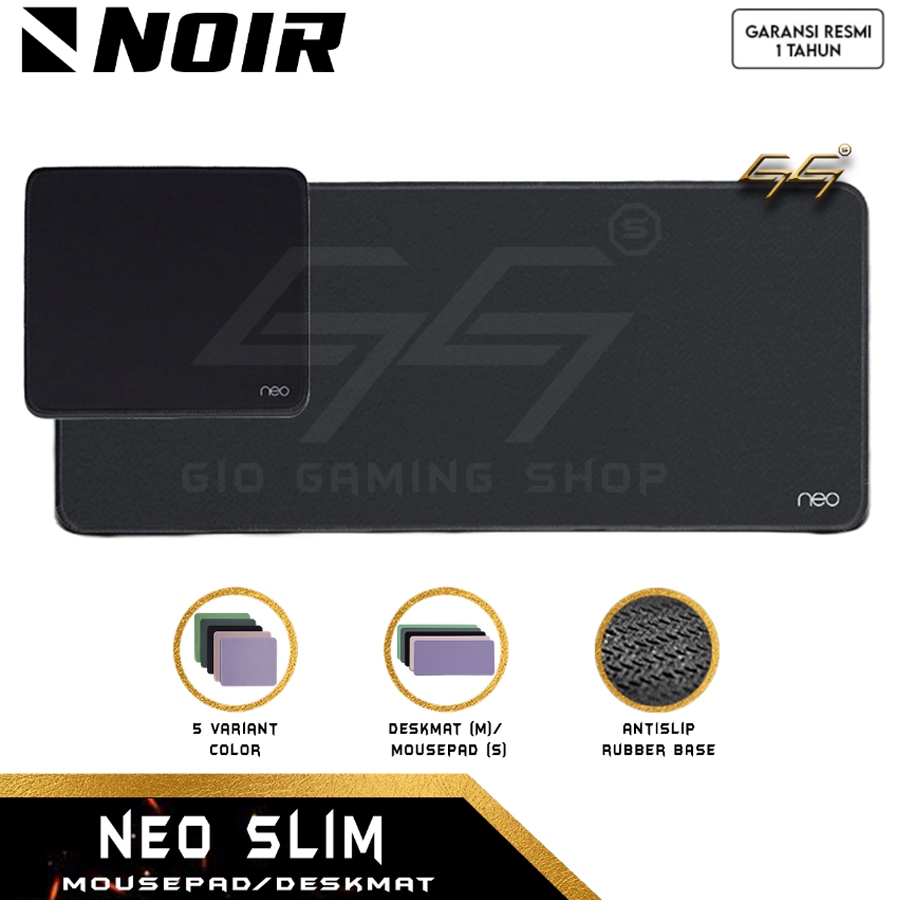 Jual NOIR Neo Slim Deskmat Mousepad Alas Keyboard dan Mouse Pad Gaming ...