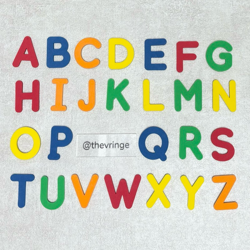 Jual Huruf Magnet Besar Kecil Angka Alphabet Alfabet | Shopee Indonesia