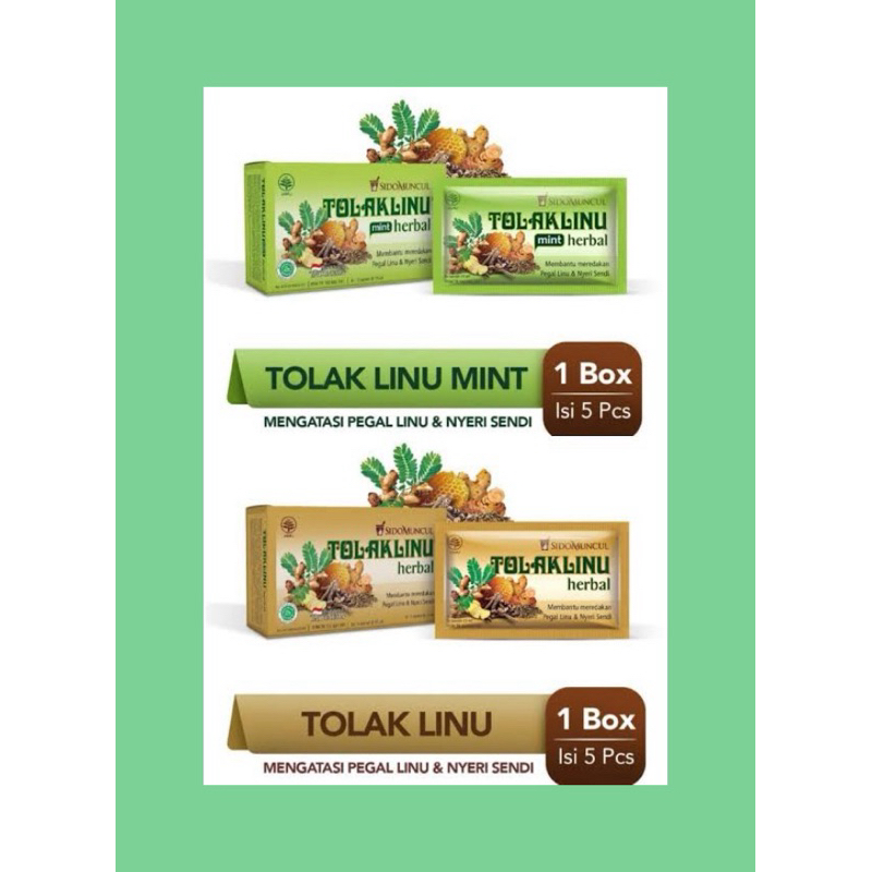 Jual Tolak Linu Herbal Sidomuncul/ Pak (isi: 5 sachet) | Shopee Indonesia