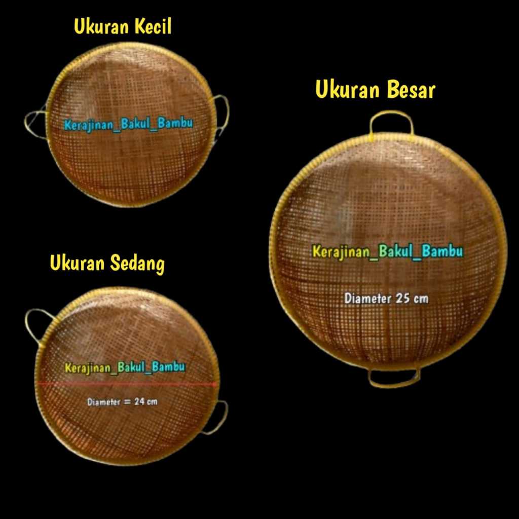 Jual CABLUK BAMBU atau Kukusan bambu Bulat variant lengkap Ukuran Kecil ...