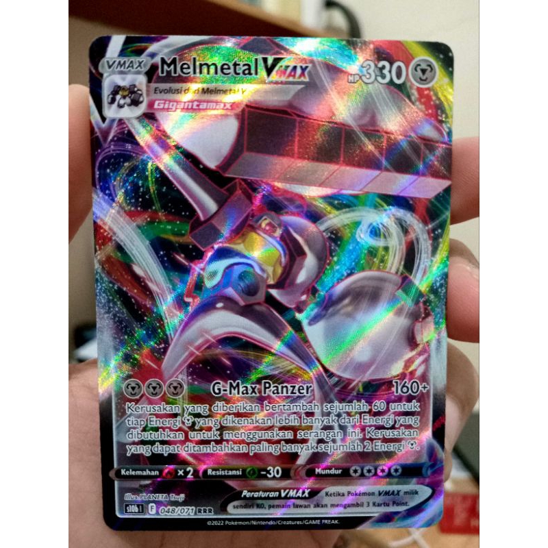 Jual KARTU POKEMON MELMETAL VMAX RRR INDONESIA HOLO | Shopee Indonesia