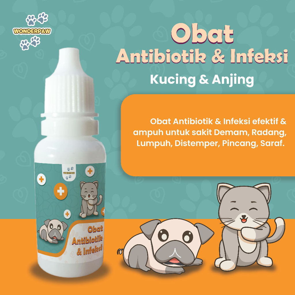 Jual Wonderpaw Obat Antibiotik & Infeksi untuk Demam, Radang, Lumpuh ...