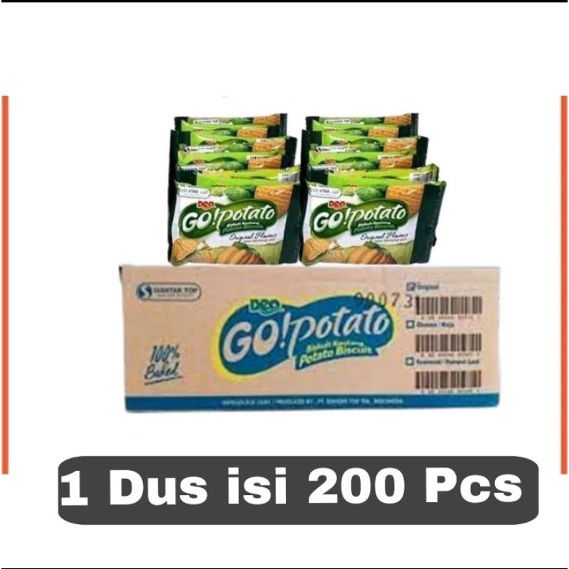 Jual GO! POTATO BISKUIT KENTANG RASA KENTANG 1 Dus isi 10 BALLS X 20 ...