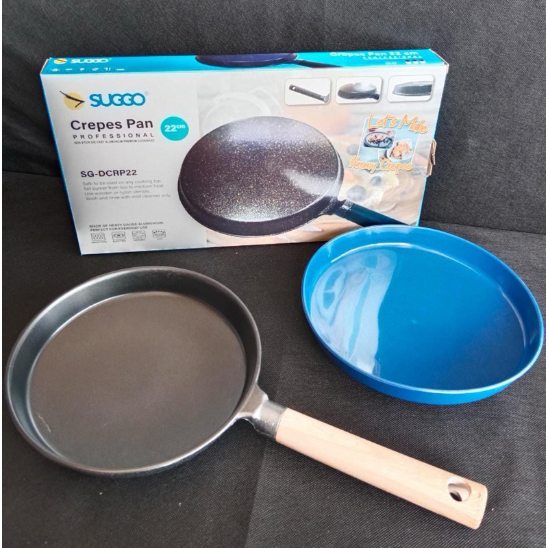 Jual SUGGO CREPES PAN* /Wajan kwalik+tempat adonan (gagang kayu ...