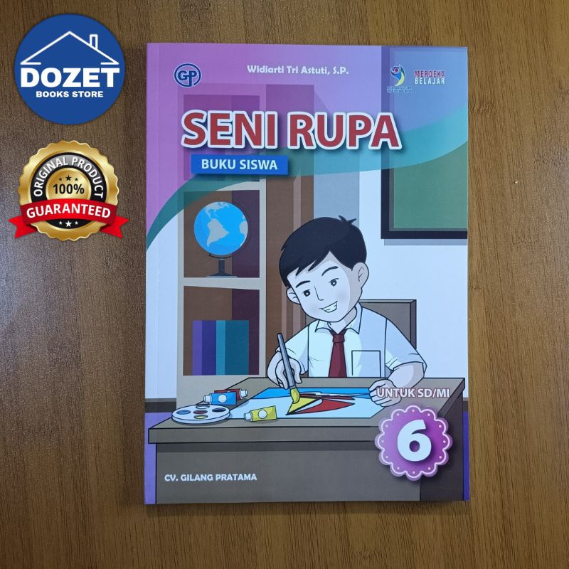 Jual Buku Paket Seni Rupa Kelas 6 SD/MI Kurikulum Merdeka Untuk Siswa CV. GILANG PRATAMA ...