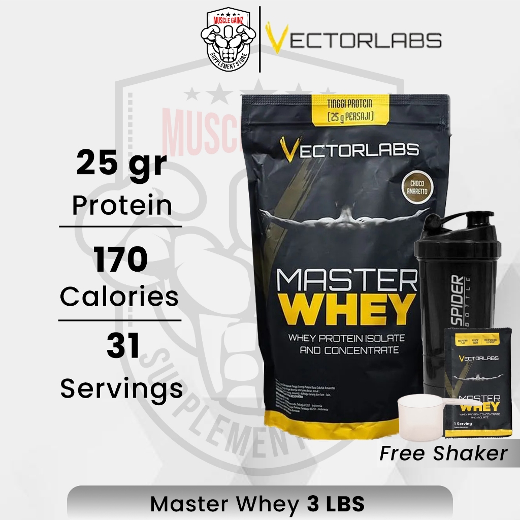 Jual Vectorlabs Master Whey 3lbs Whey Protein | Shopee Indonesia