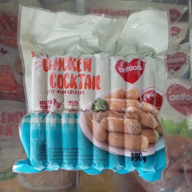 Jual [BUY 1 GET 1 FREE] BELFOODS Sosis Ayam Koktail Chicken Cocktails ...