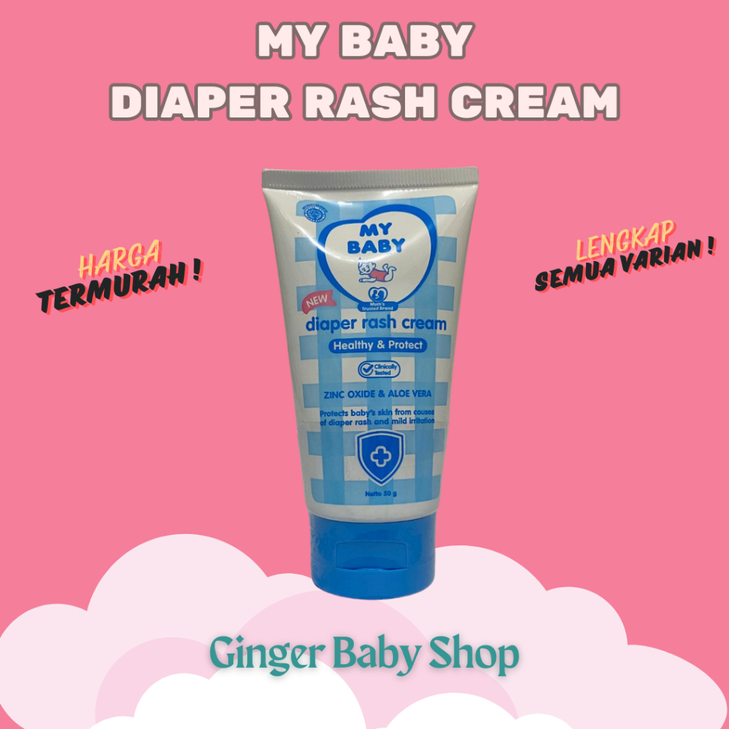 Jual My Baby Diaper Rash Cream Tube 50 Gram Krim Ruam Popok Anti Merah ...