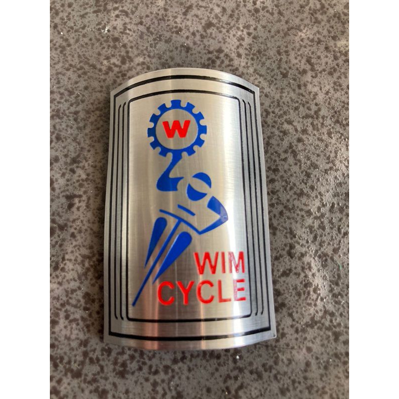 Jual Emblem Sepeda Wim Cycle Stainless Steel | Shopee Indonesia