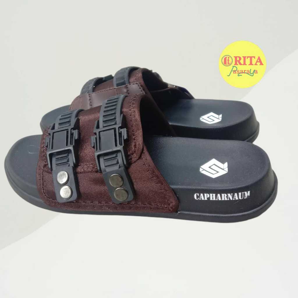 Jual CAPHARNAUM SANDAL SELOP PRIA | Shopee Indonesia