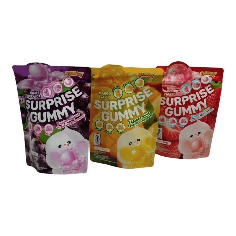 Jual LIANGGUI surprise gummy permen jely rasa buah isi 20pcs | Shopee ...