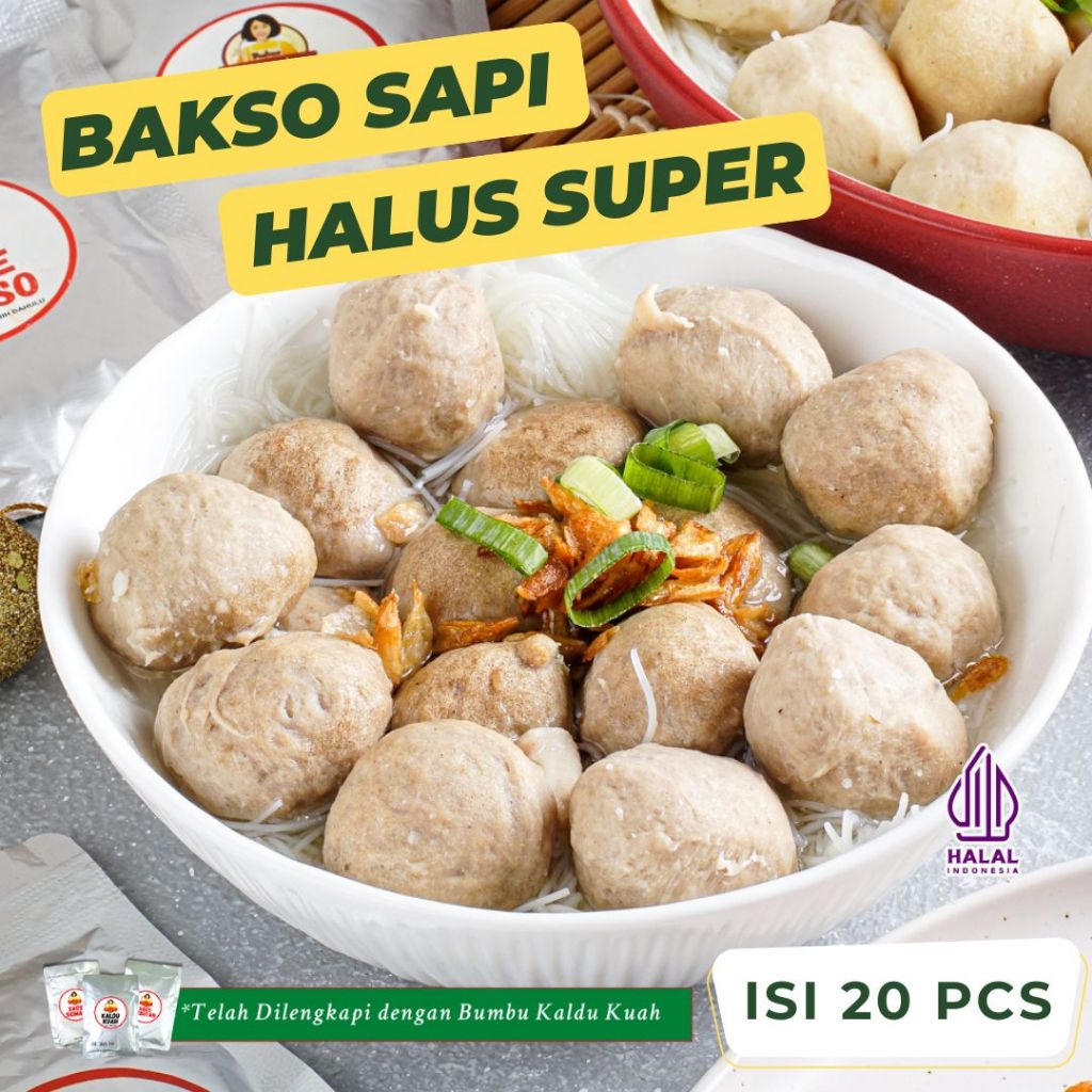 Jual Bakso Sapi Baso Sapi HALUS SUPER Premium Homemade | Shopee Indonesia