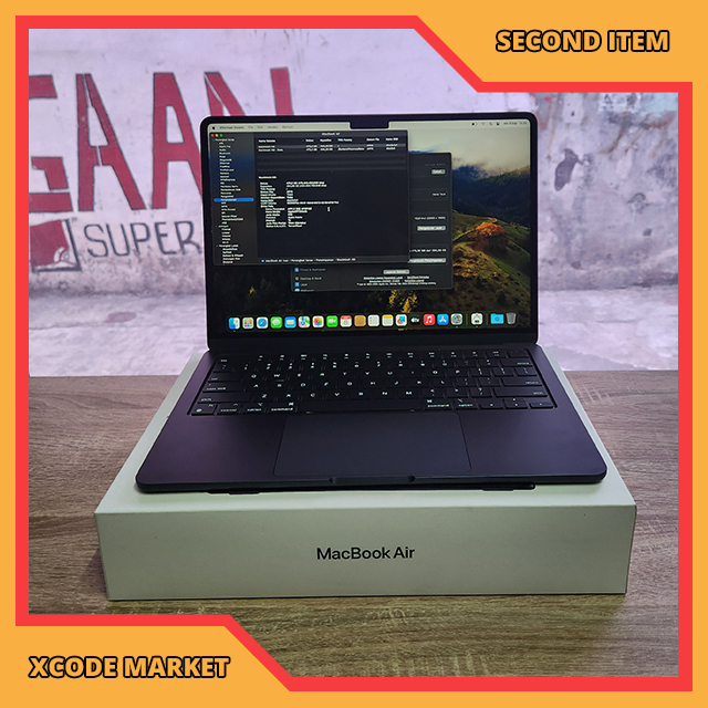 Jual MACBOOK AIR A2681 M2 2022 8GB 512GB EX IBOX GARANSI MEMORY RAM 8GB SSD 512GB FULLSET ...