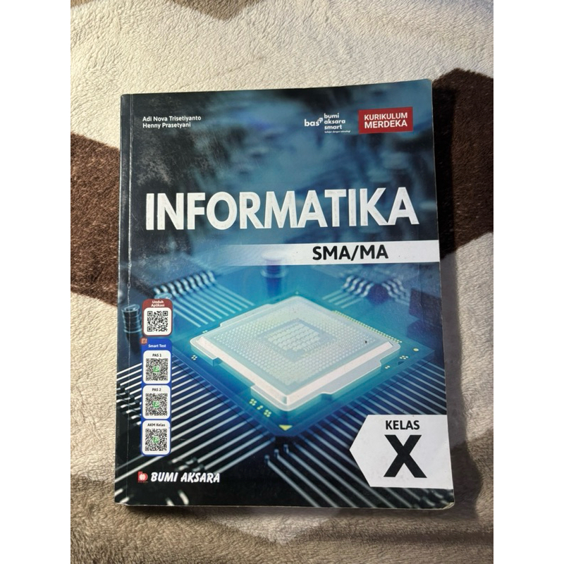 Jual BUKU MATA PELAJARAN INFORMATIKA ( KOMPUTER ) KELAS X ( KELAS 10 ...
