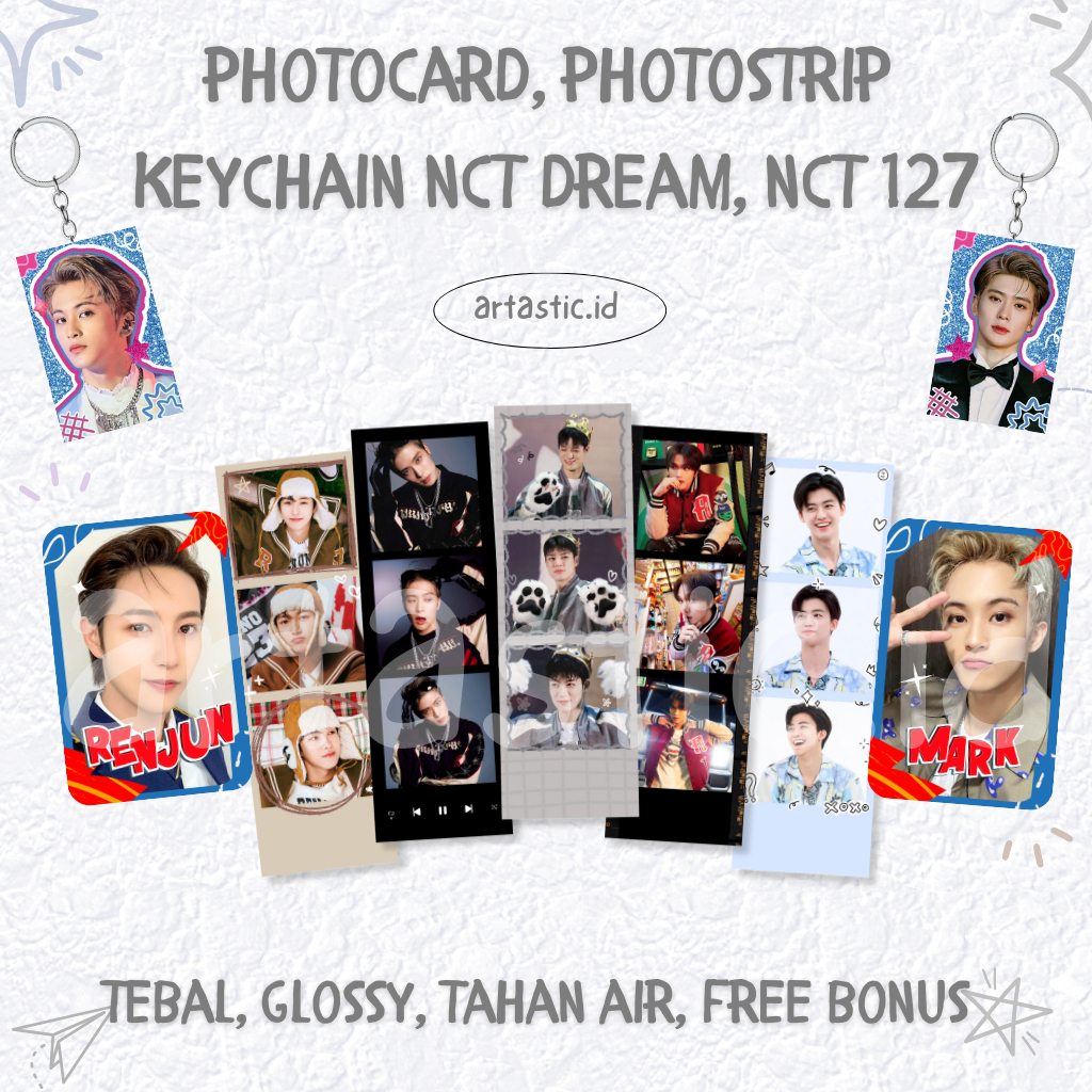 Jual Photocard NCT | Photostrip NCT | Keychain NCT | Gantungan Kunci ...