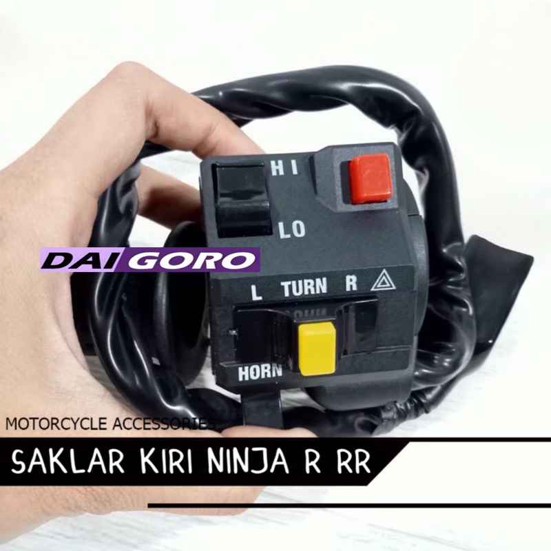 Jual Saklar Kiri Ninja R/RR Plus Hazard Saklar Kiri Ninja R RR Plus ...