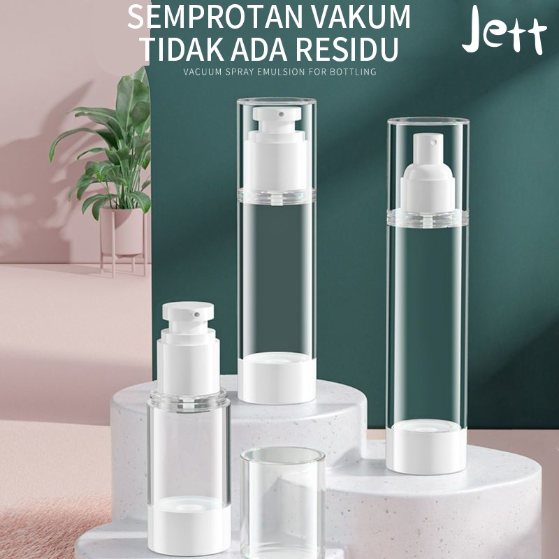 Jual [Ready]Botol Airless PUMP - Lotion / Serum Travel Size Refillable ...