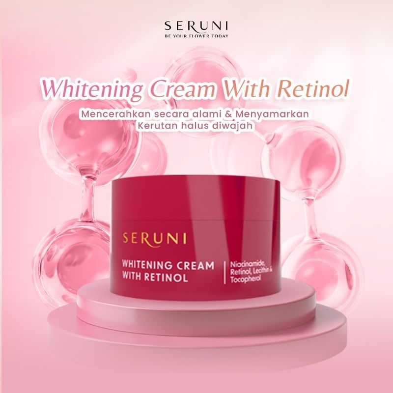 Jual Whitening Cream With RETINOL SERUNI SKINCARE ( SATUAN & BUNDLING ...
