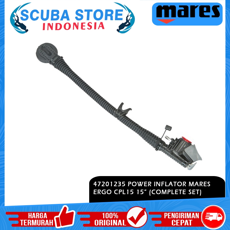 Jual 47201235 Spare Part BCD Mares Complete Set Power Inflator Ergo CPL15 15" 15 Inch Selang BC ...