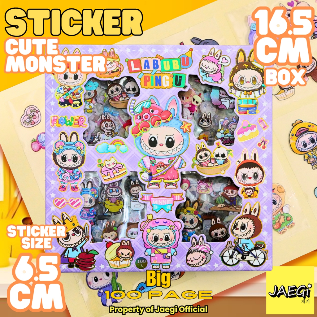Jual JAEGi - Premium Cute Monster Doll Box isi 100 Pcs Aesthetic ...