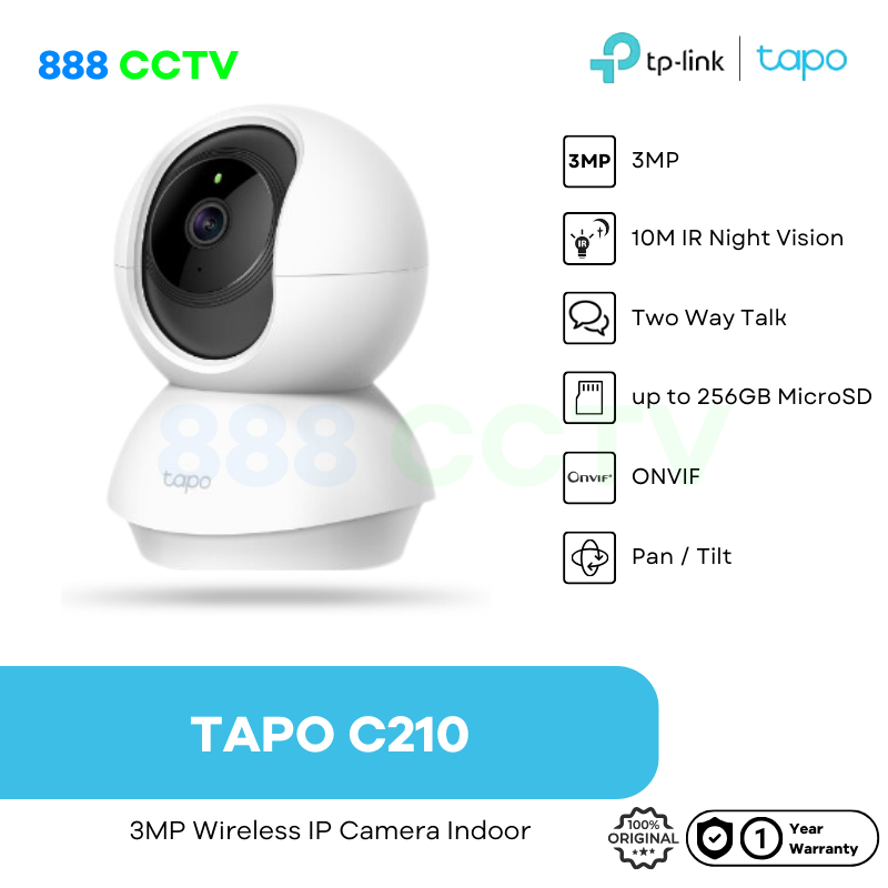Jual TP-Link TAPO C210 3MP 2K Smart CCTV WiFi Indoor Camera | Shopee Indonesia