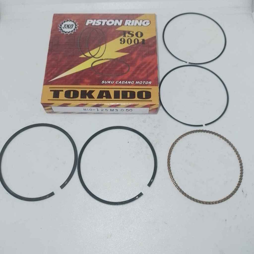Jual RING PISTON VEER SEKER SEHER MIO 125 M3 OS 50 TOKAIDO | Shopee Indonesia