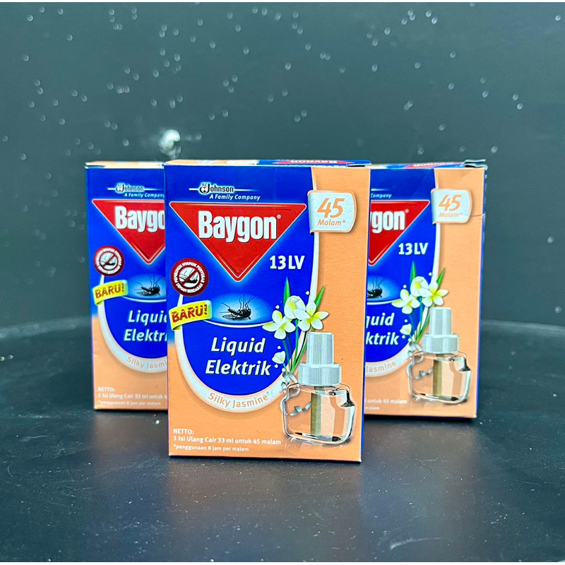 Jual Baygon liq elektrik silky jasmine 33ml (Refill) | Shopee Indonesia