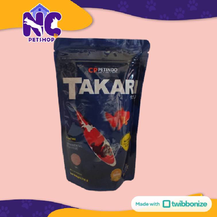 Jual MAKANAN IKAN - TAKARI FISH 250 GR - PAKAN IKAN PELET dengan ...