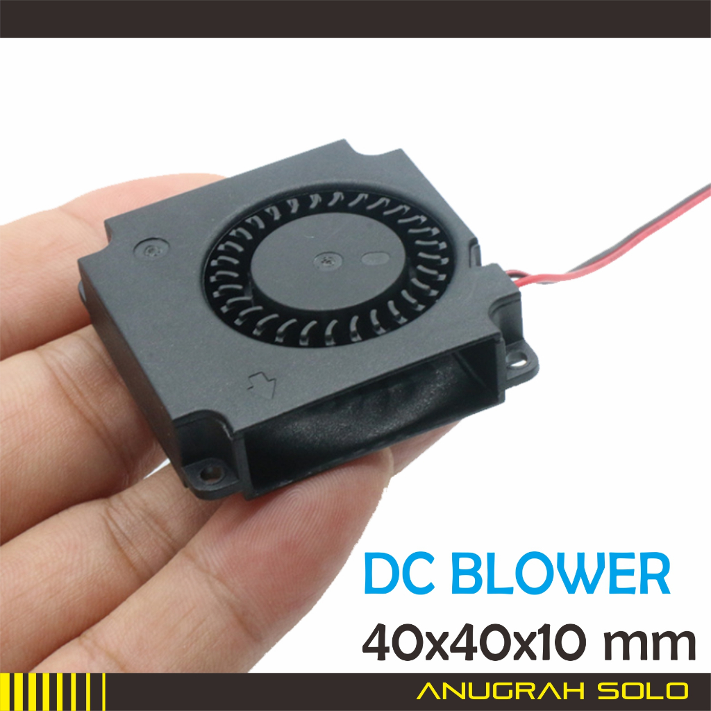 Jual DC Mini Blower 4010 Turbo Fan 12V 24V 40x40x10 mm Blower Kotak ...