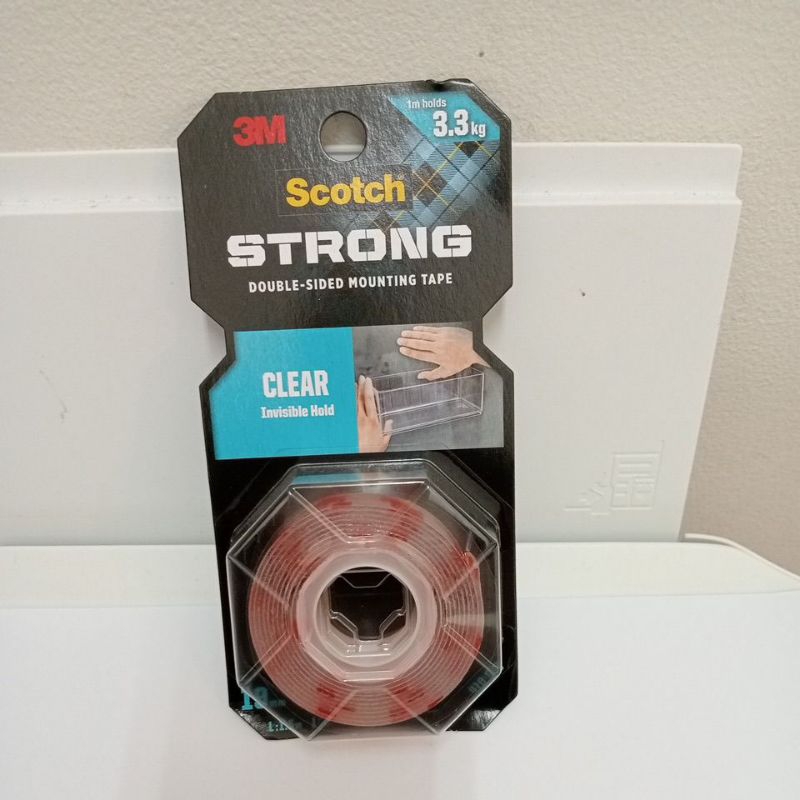 Jual Scotch™ Clear Double-Sided Mounting Tape 410-S19, merupakan Perekat Serbaguna berukuran 19 ...