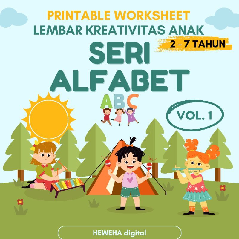 Jual HEWEHA - PRINTABLE MAINAN EDUKASI WORKSHEET ANAK - PAKET BELAJAR ...