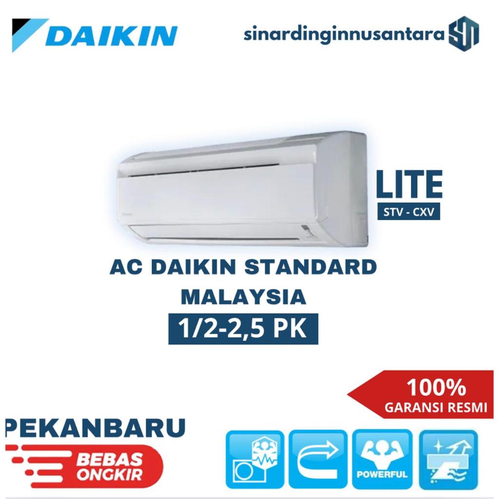 Jual AC DAIKIN LITE STANDARD MALAYSIA 2,5 PK MODEL STV60CXV | Shopee Indonesia
