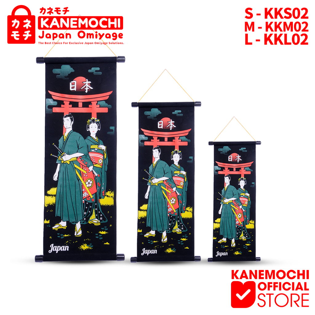Jual KANEMOCHI KAKEJIKU KENSHIN & GEISHA-KANEMOCHI HIASAN DINDING KHAS ...