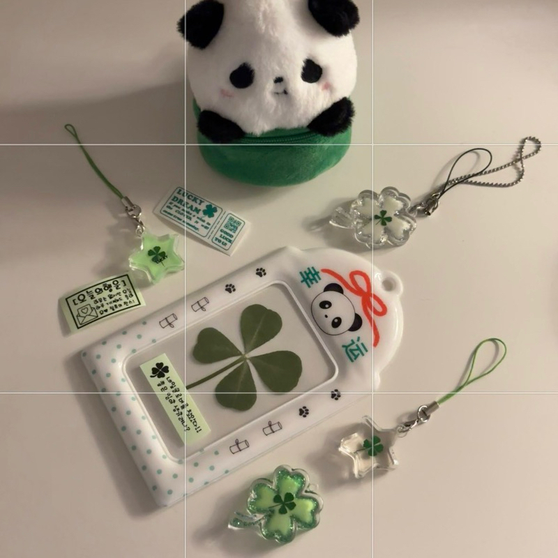 Jual four leaf clover korea daun asli laminating lucky keberuntungan ...