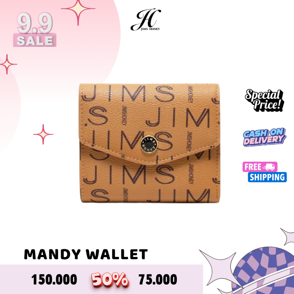 Jual JIMS HONEY Dompet Lipat Wanita MANDY WALLET (Free Exclusive Box ...