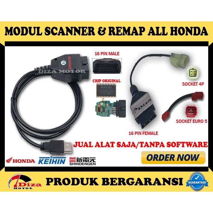Jual TERMURAH!! ALAT/MODUL REMAP & SCANNER SEPEDA MOTOR ALL HONDA (ALAT SAJA/TANPA APLIKASI ...