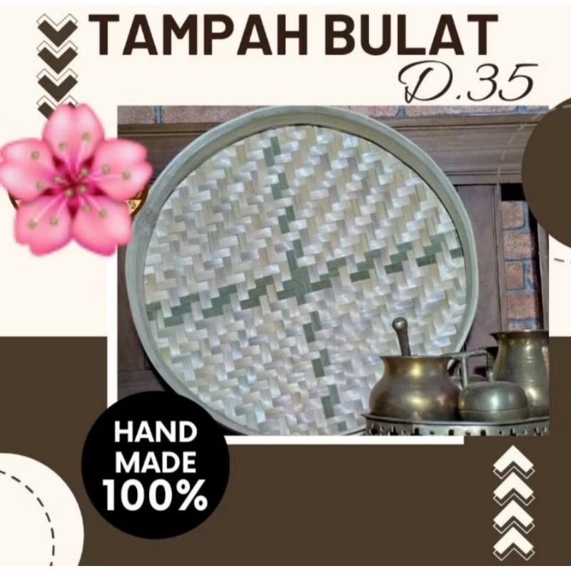 Jual tampah bambu/tempeh bambu/tampah tumpeng/tampah sedang Brkh ...