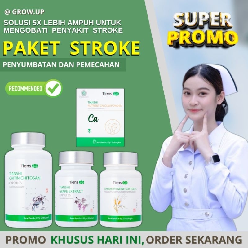 Jual OBAT STROKE CHINA - Tiens Obat Herbal Stroke Penyumbatan Pembuluh ...