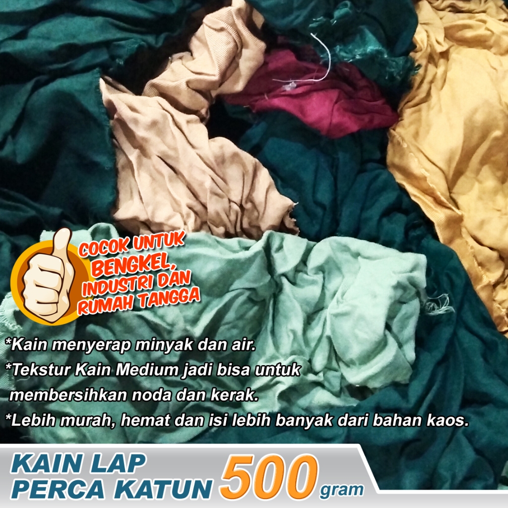 Jual Kain Lap Majun Lembaran Warna Untuk Lap Bengkel Pabrik Restoran ...