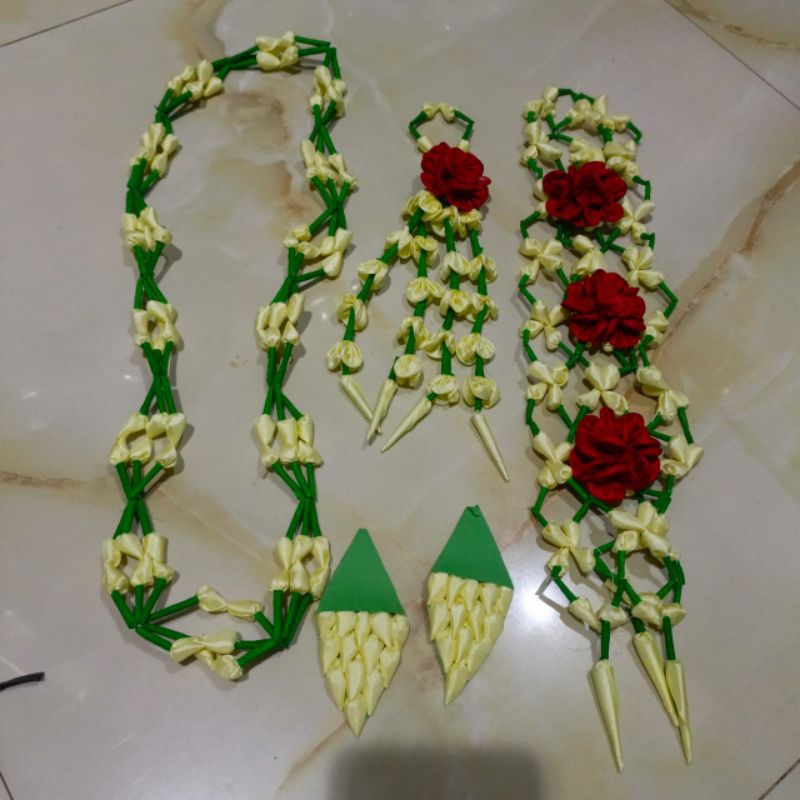 Jual Melati Set Pengantin Melati Palsu Melati Tari Shopee Indonesia