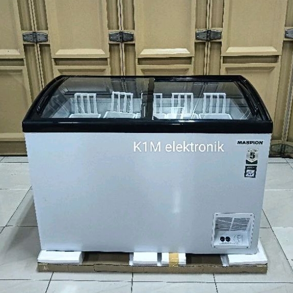 Jual Chest freezer Maspion 300 ltr Slidding Glass UFH 300C UFH-300C ...