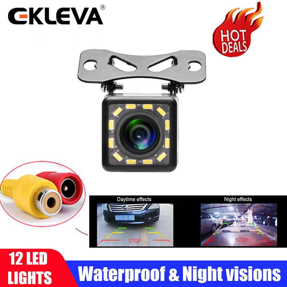Jual EKLEVA Kamera Tampilan Belakang Mobil Universal 12/8/4 LED / AHD Penglihatan Malam Kamera ...