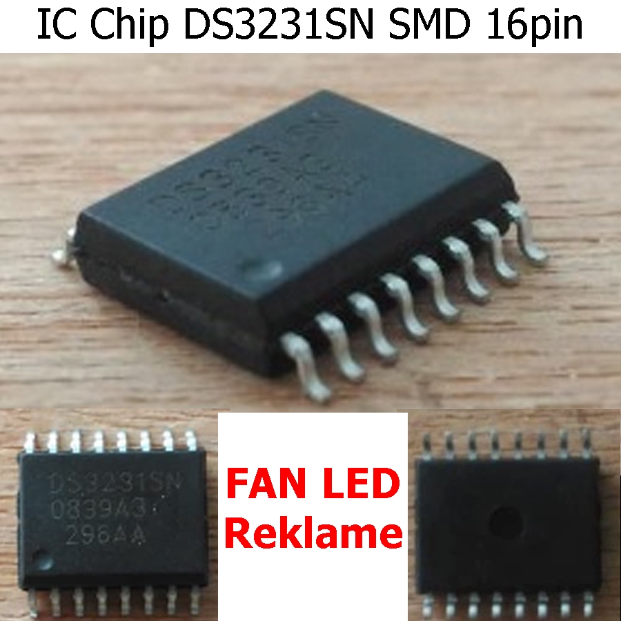 Jual Ds3231sn Ds3231 Sn Ic Real Time Clock Rtc Ds 3231 Chip Shopee