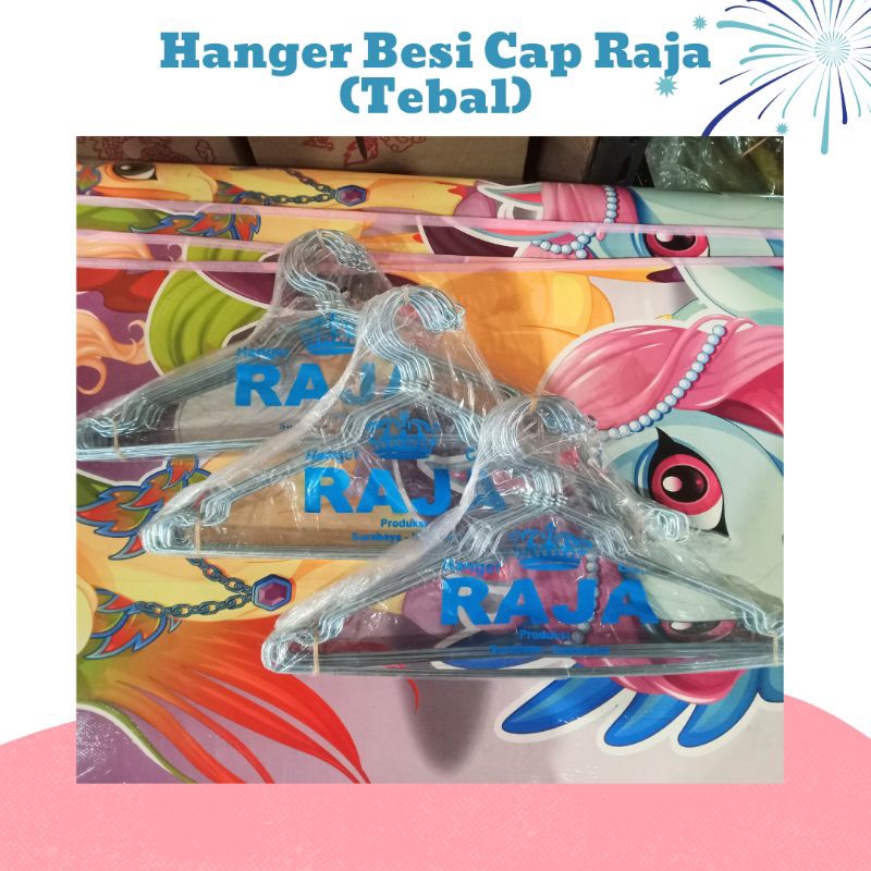 Jual Hanger Besi Cap Raja (Tebal) / Hanger Baju Besi / Gantungan ...